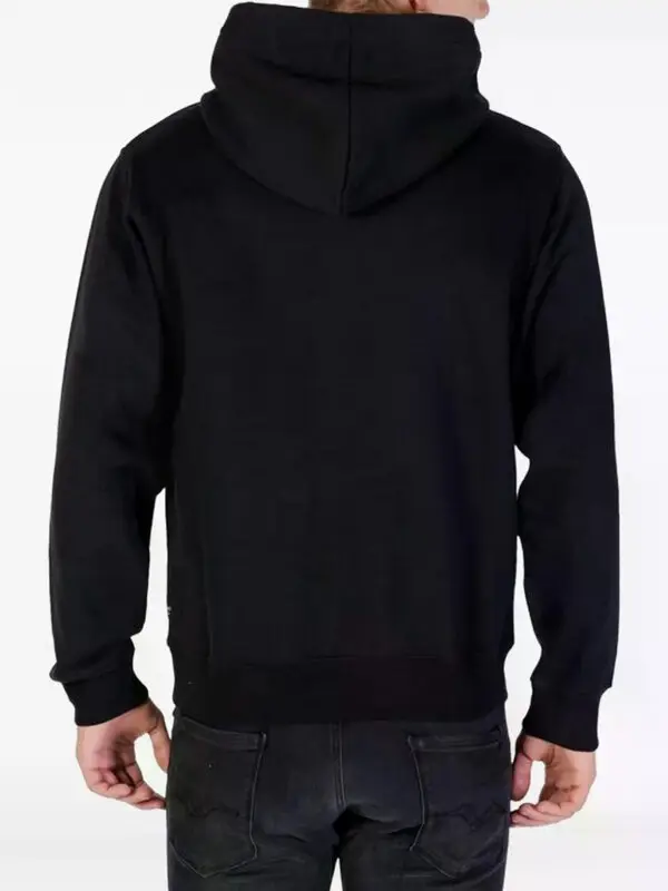 REPLAY Logo-print Drawstring Hoodie