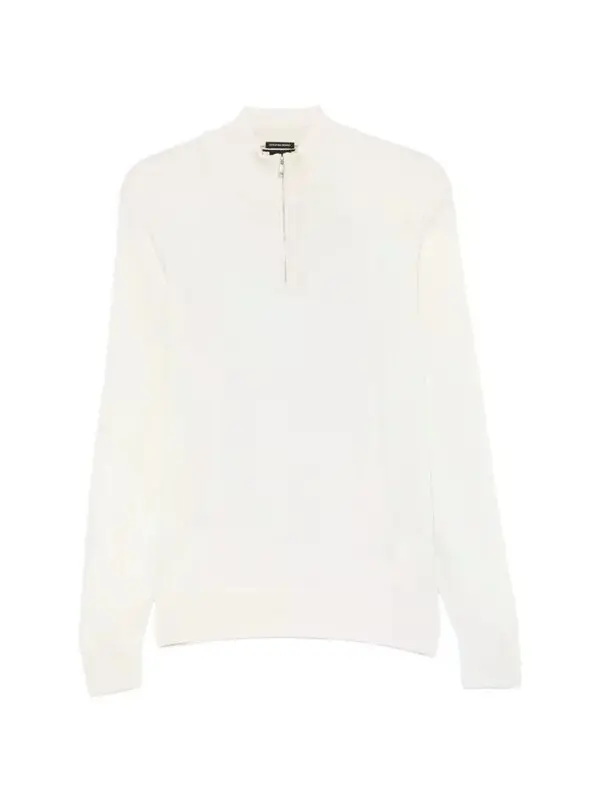 BOSS Quarter-zip Knitted Sweater