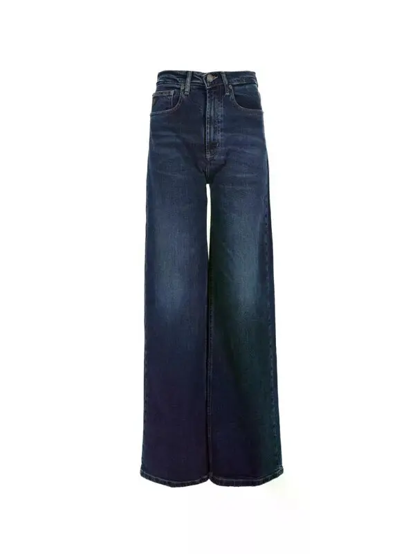 LOIS Faded Wide-leg Jeans - Blue