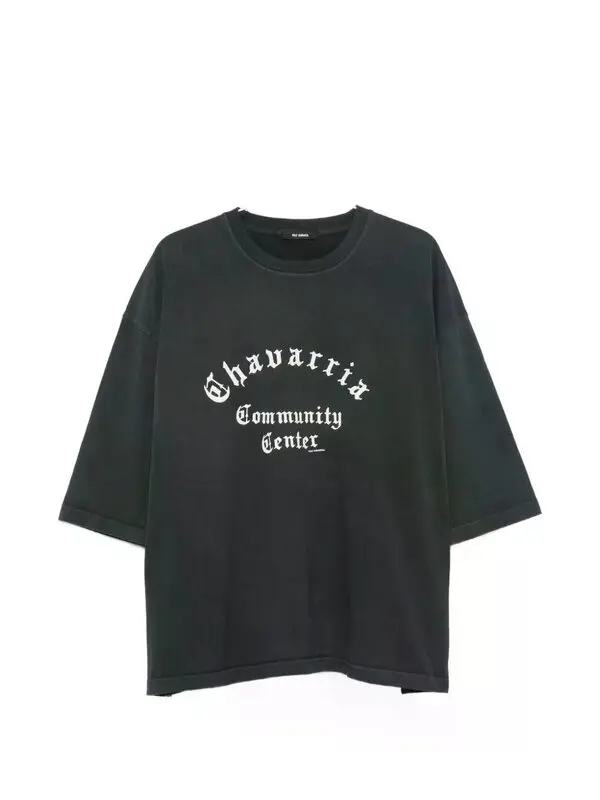 WILLY CHAVARRIA Community Center Buffalo Graphic-print Drop-shoulder T-shirt