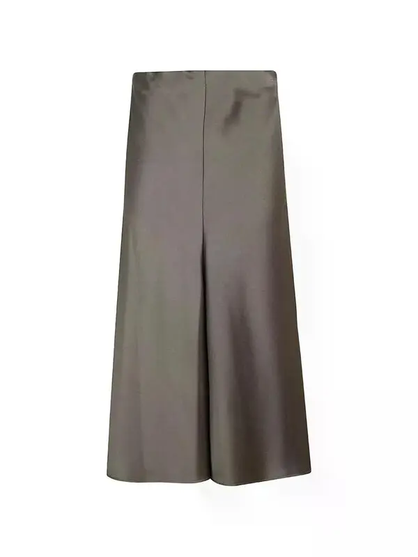 Brunello Cucinelli Satin-finish Maxi Skirt
