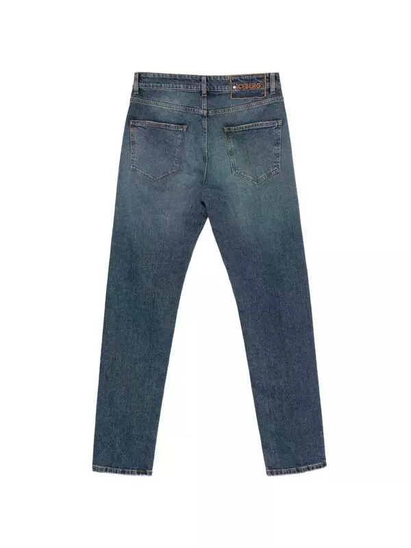 Iceberg Logo-plaque Straight-leg Jeans