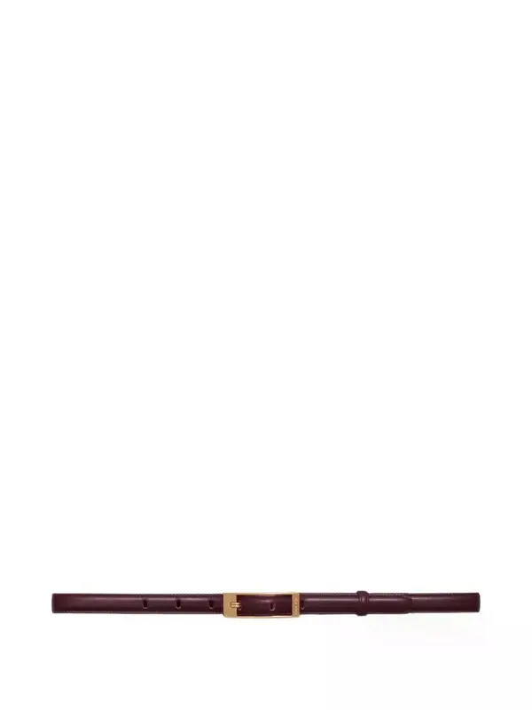 ANINE BING Elly Belt Smooth Leather Fig
