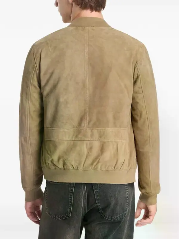 ALLSAINTS Morten Suede Bomber Jacket