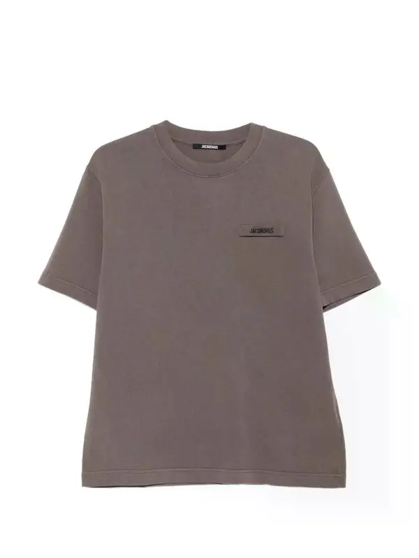 Jacquemus Gros Grain T-shirt - Brown