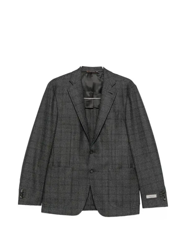 Canali Prince Of Wales Check Blazer