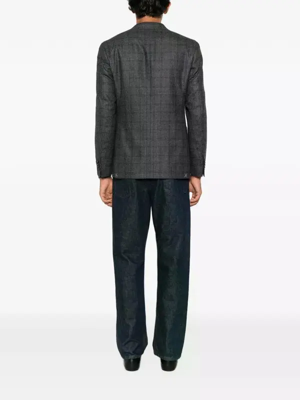Canali Prince Of Wales Check Blazer