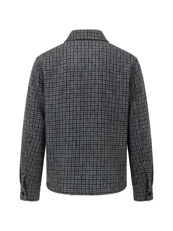 Moncler Check-pattern Button-up Jacket