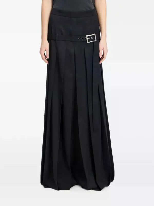 ANN DEMEULEMEESTER Belted Pleated Trousers