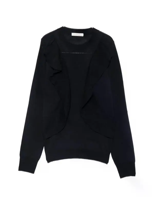 Liviana Conti Ruffled Long-sleeve Sweater