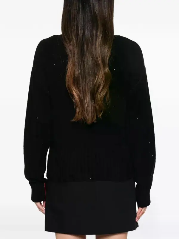 Liviana Conti Sequin-embellished Boat-neck Sweater