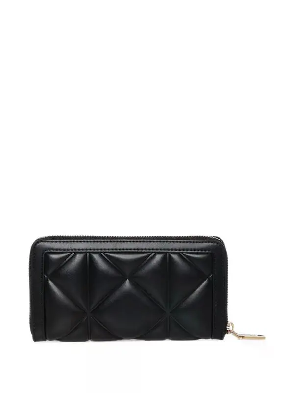 Moschino Quilted Logo-plaque Wallet