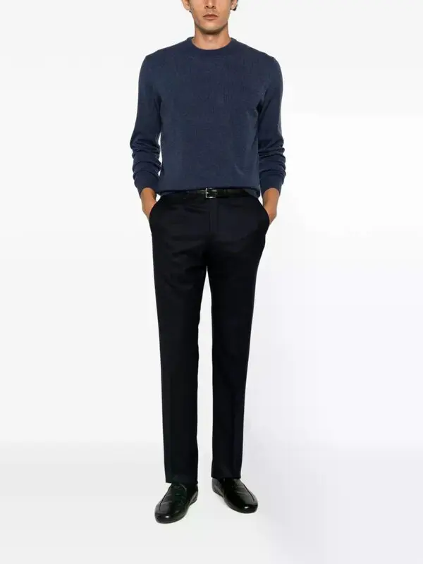 Corneliani Pressed-crease Tailored Trousers