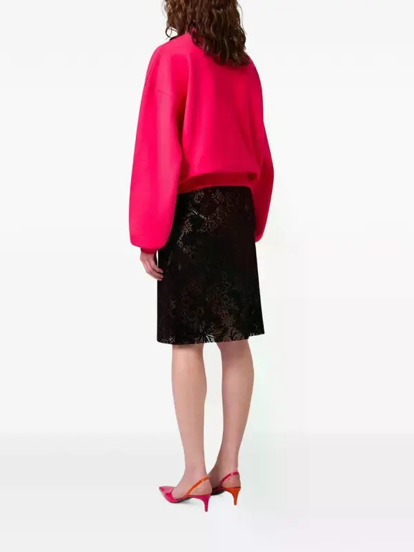 MSGM Floral-lace Mini Skirt