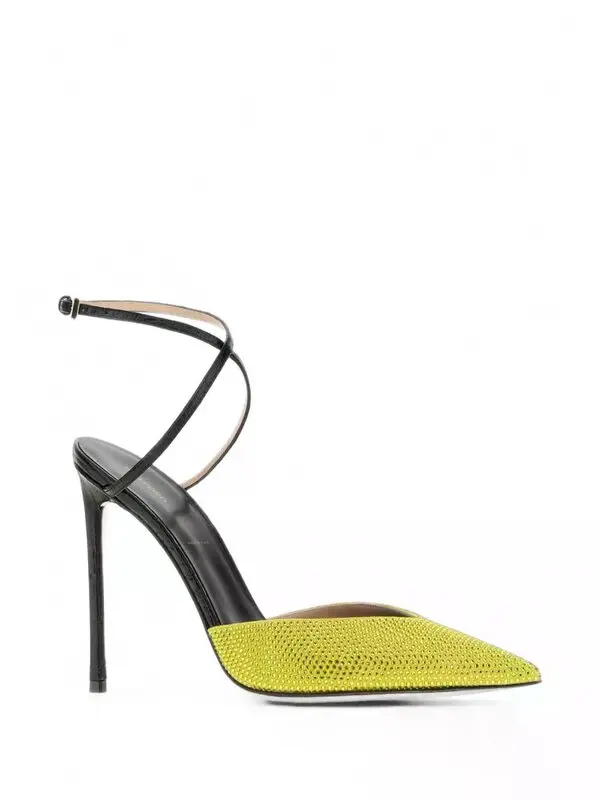 TOM FORD Crystal-embellished Leather Pumps