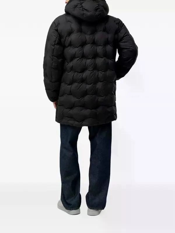 Hugo Hooded Puffer Coat With Patch Pockets