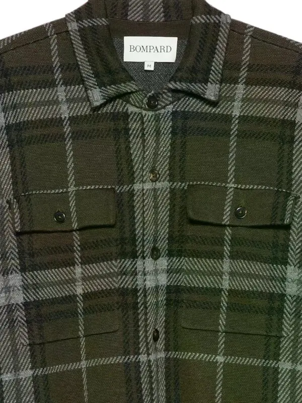 Eric Bompard Tartan Jacquard Overshirt - Green