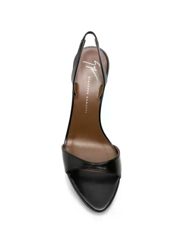 GIUSEPPE ZANOTTI Slingback Sandals - Black