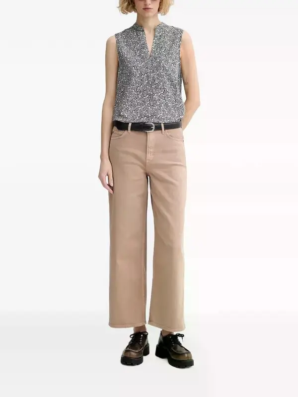Marc O'polo Butterfly-print Sleeveless Top