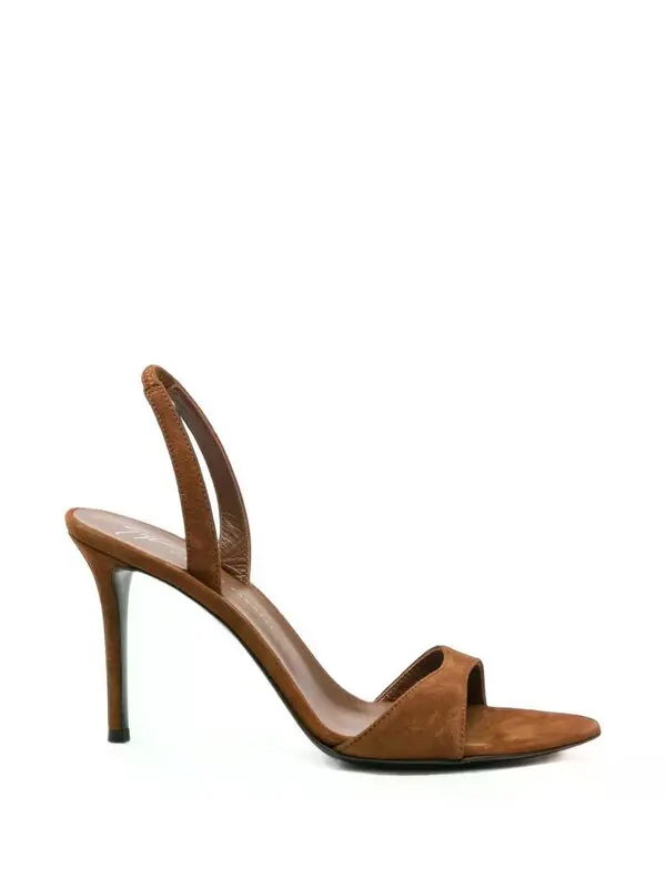 GIUSEPPE ZANOTTI Lilibeth Slingback Suede Sandals