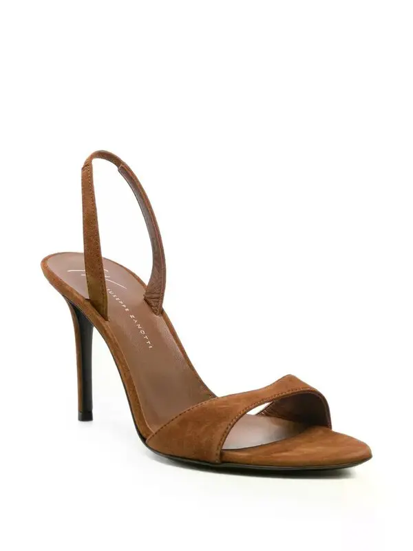 GIUSEPPE ZANOTTI Lilibeth Slingback Suede Sandals