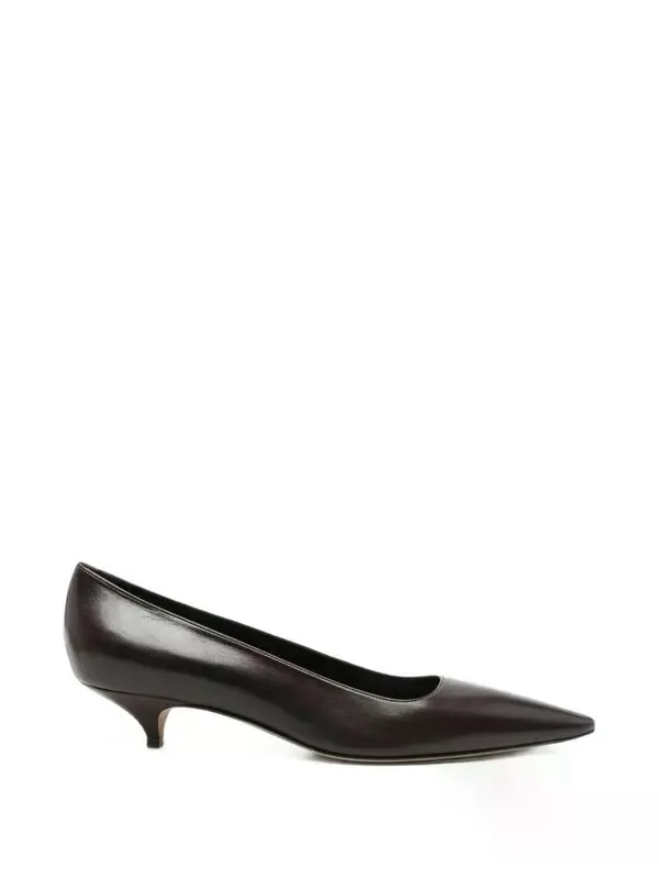 THE ROW Liisa Pointed-toe Leather Pumps