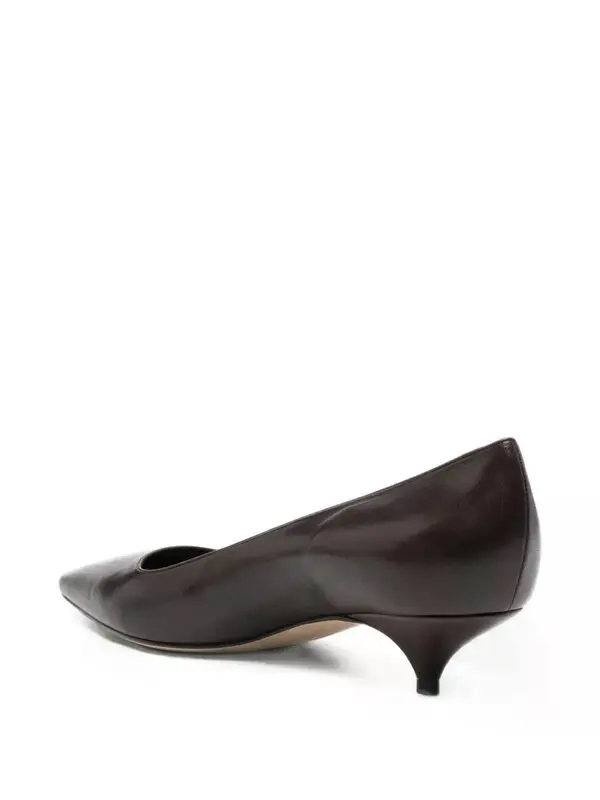 THE ROW Liisa Pointed-toe Leather Pumps