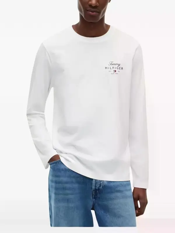 Tommy Hilfiger Logo-print Long-sleeve T-shirt