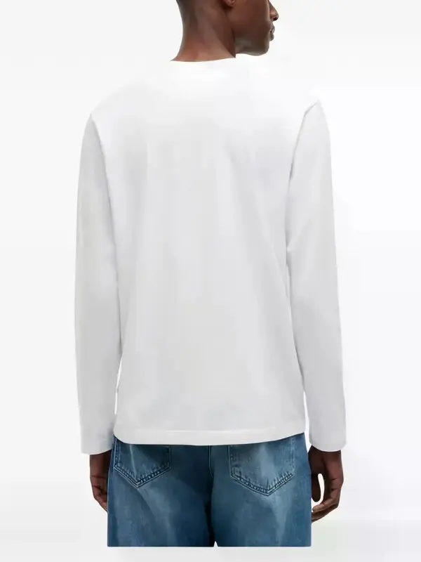 Tommy Hilfiger Logo-print Long-sleeve T-shirt