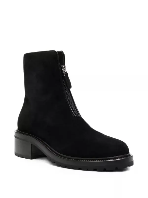 THE ROW Hike Zipped-front Suede Boots
