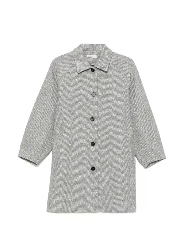 Liviana Conti Herringbone-pattern Coat