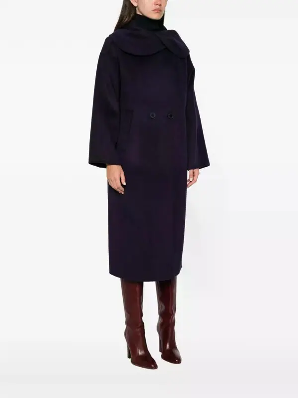 Liviana Conti Oversized-collar Double-breasted Coat