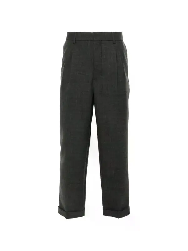 AMI Paris Carrot-fit Trousers - Grey
