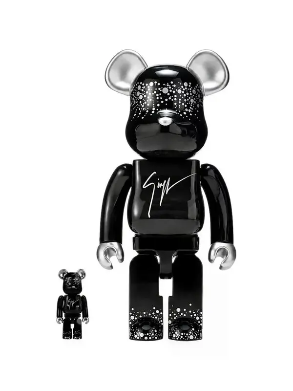 MEDICOM TOY X Bearbrick Macau 2023 X Giuseppe Zanotti Figures Set - Black