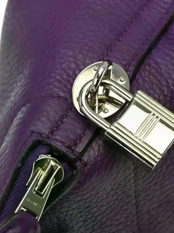 Hermès 2011 Taurillon Bolide Shoulder Bag - Purple