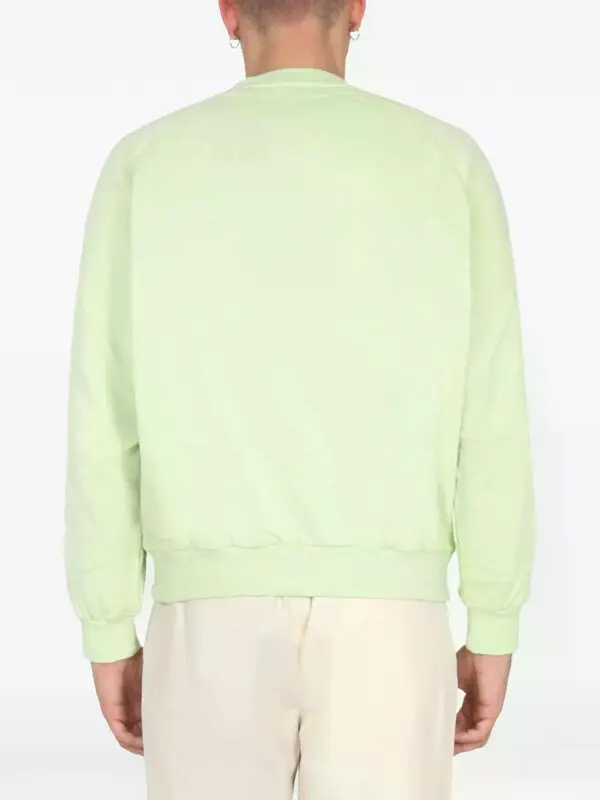 Sunnei Logo-embroidered Raglan-sleeve Sweater
