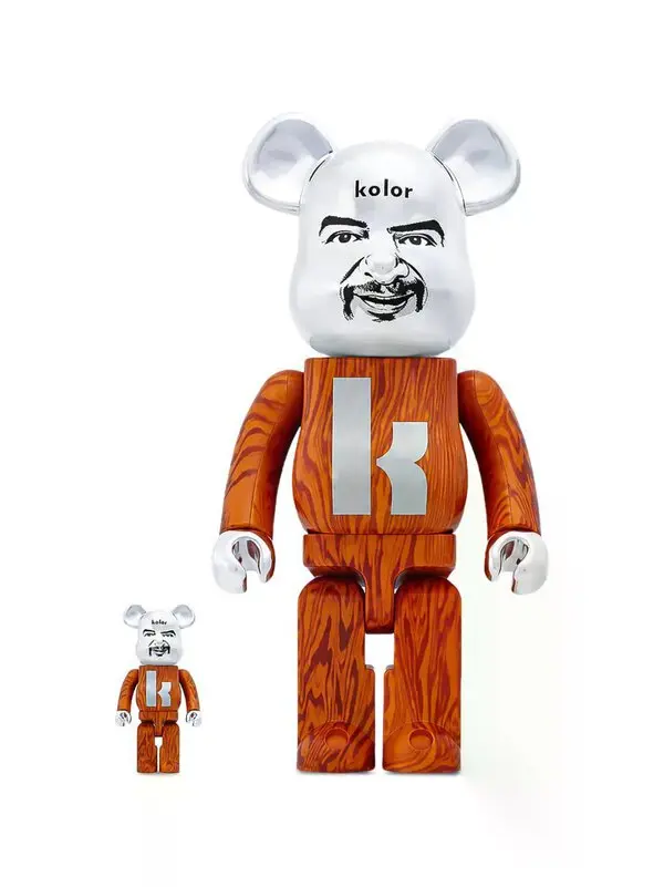 MEDICOM TOY X Kolor Be@rbrick 100% 400% Figurine Set