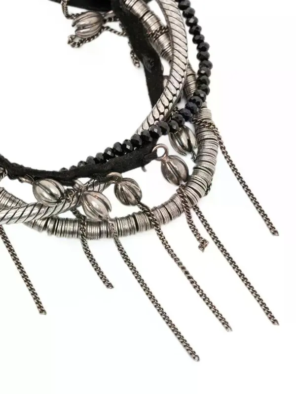 GOTI Beaded Multi-chain Bracelet