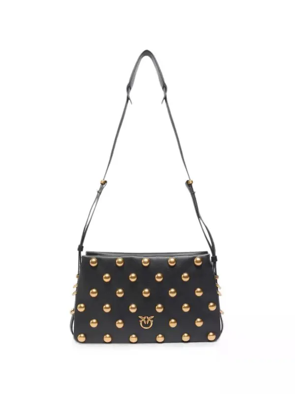 Pinko Love Birds Stud-embellished Shoulder Bag