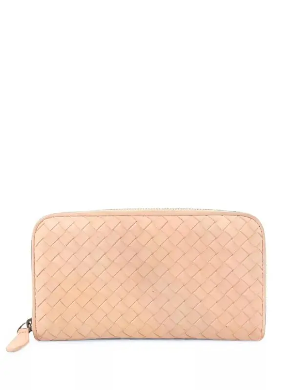 Bottega Veneta Intrecciato Zip-around Wallet