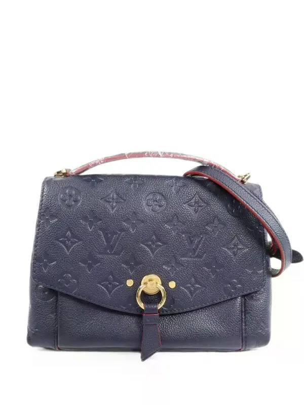 LOUIS VUITTON Bb Monogram Empreinte Blanche Shoulder Bag
