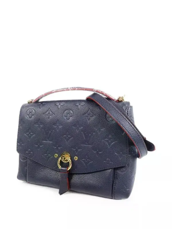 LOUIS VUITTON Bb Monogram Empreinte Blanche Shoulder Bag