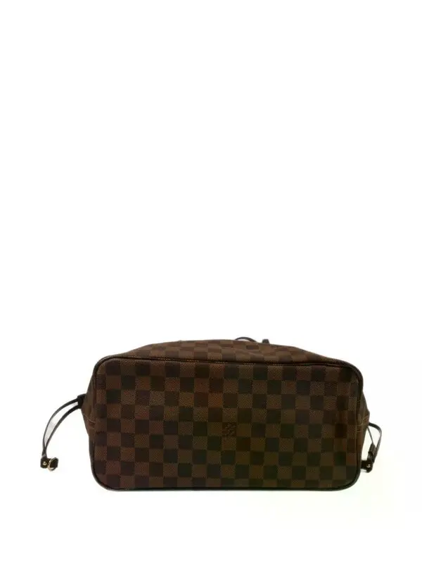 LOUIS VUITTON Neverfull Mm Damier Ebene Tote Bag - Brown