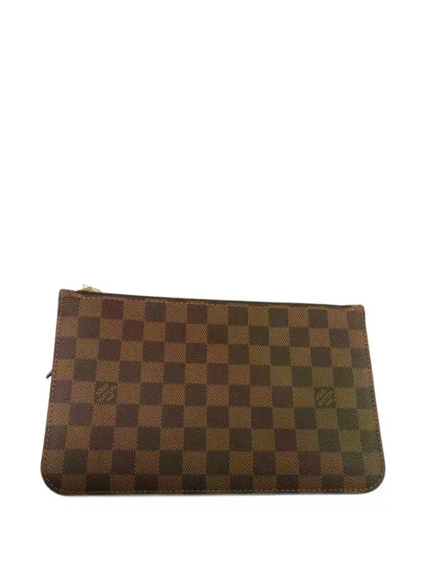 LOUIS VUITTON Neverfull Mm Damier Ebene Tote Bag - Brown
