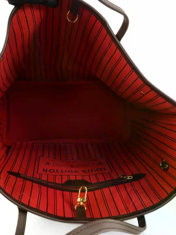LOUIS VUITTON Neverfull Mm Damier Ebene Tote Bag