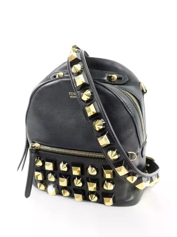 Fendi Studded Logo-print Tote Bag