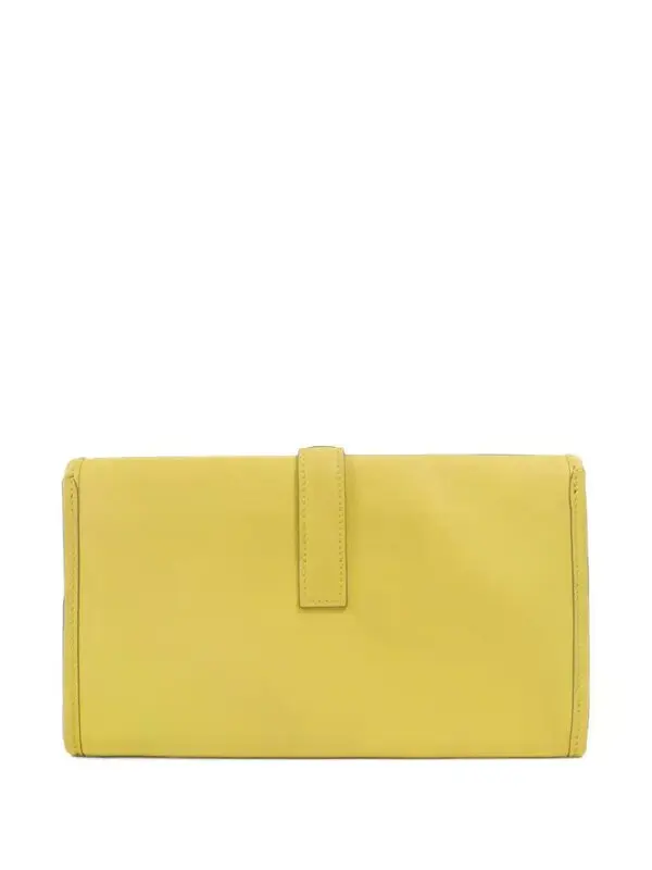 Hermès 2015 Jige Duo Clutch Bag - Yellow