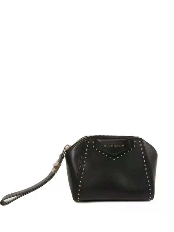 Givenchy Antigona Studded Clutch Bag - Black