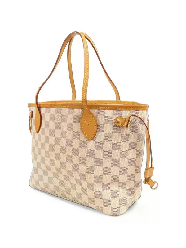 LOUIS VUITTON Neverfull Pm Damier Azur Tote Bag