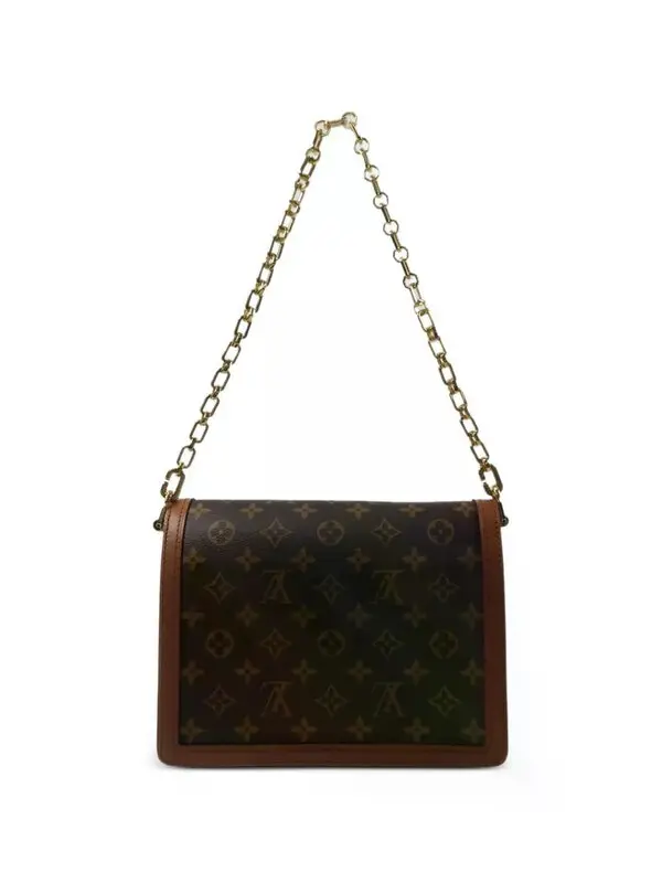 LOUIS VUITTON Mm Dauphine Monogram Reverse Shoulder Bag - Brown